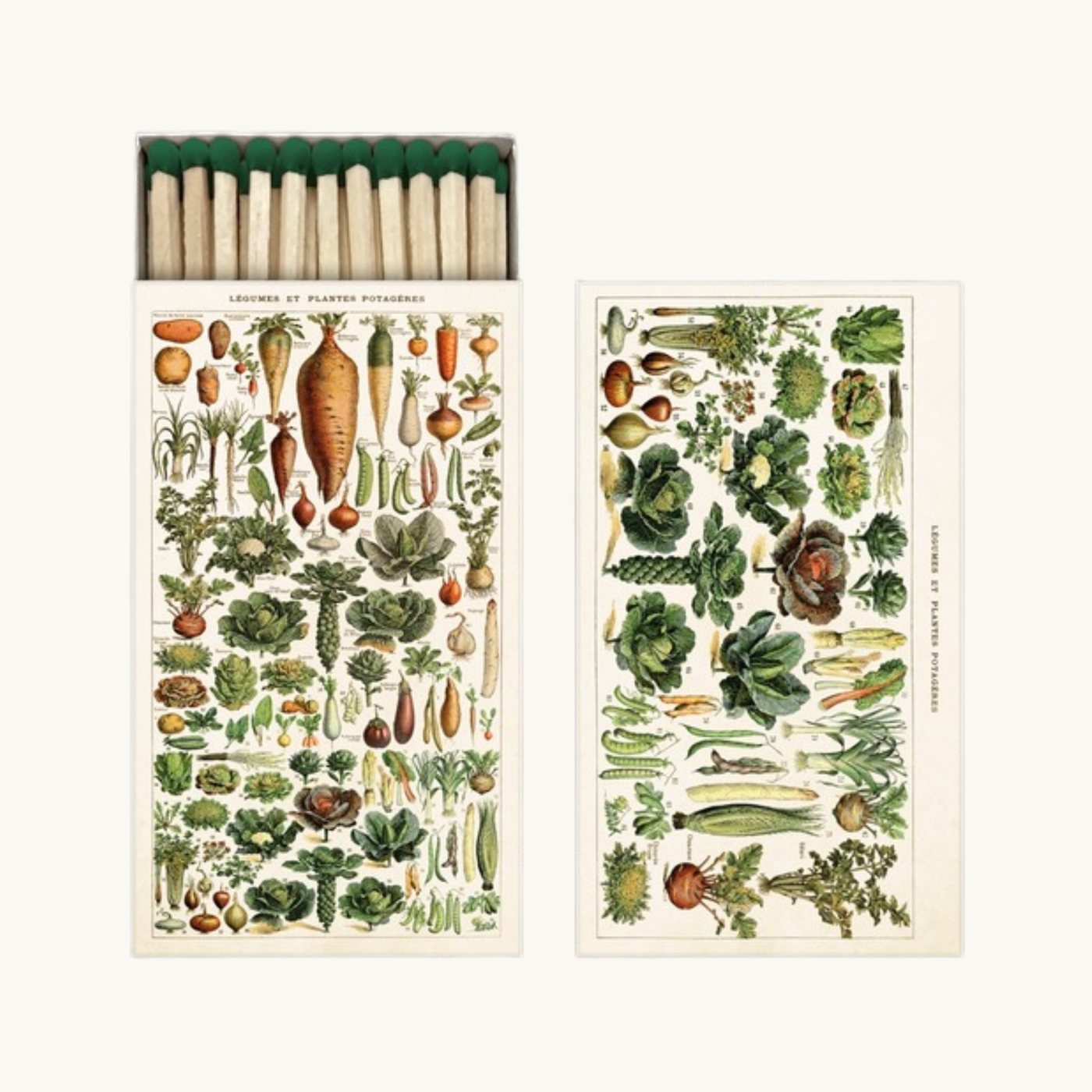 Vintage Vegetables Matches